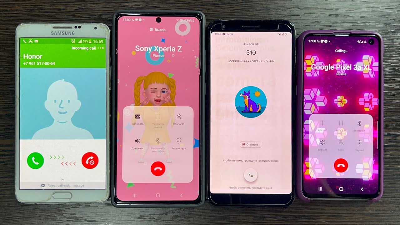 Google Pixel 3A XL Four Phones with Beautiful Screensavers incoming ...