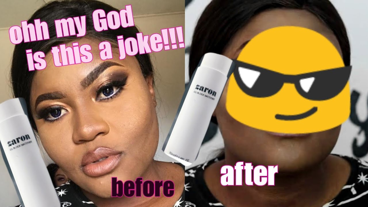 8 hour test review of the new viral"ZARON oil control face primer ...