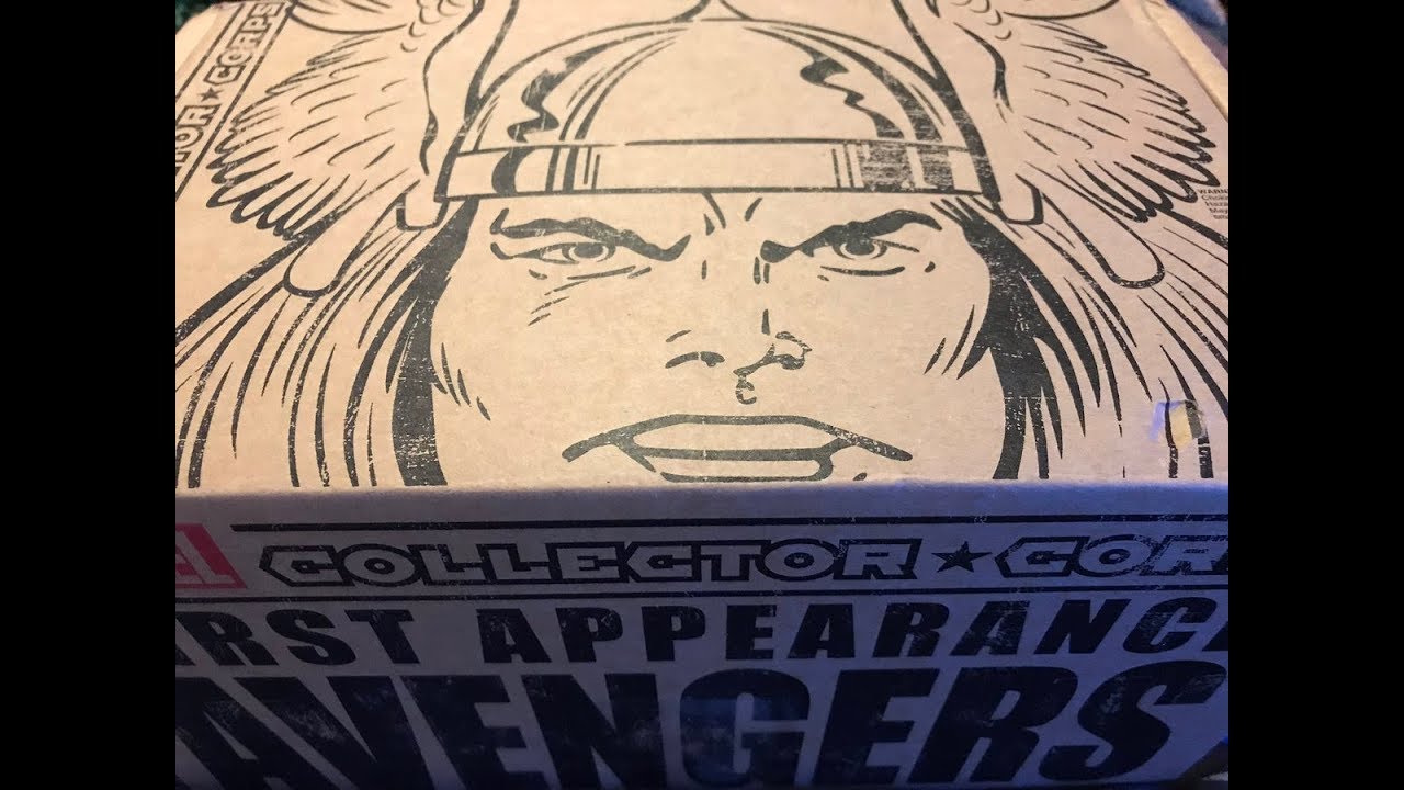 Marvel Collector Corps First Appearance Avengers (August 2017) - YouTube