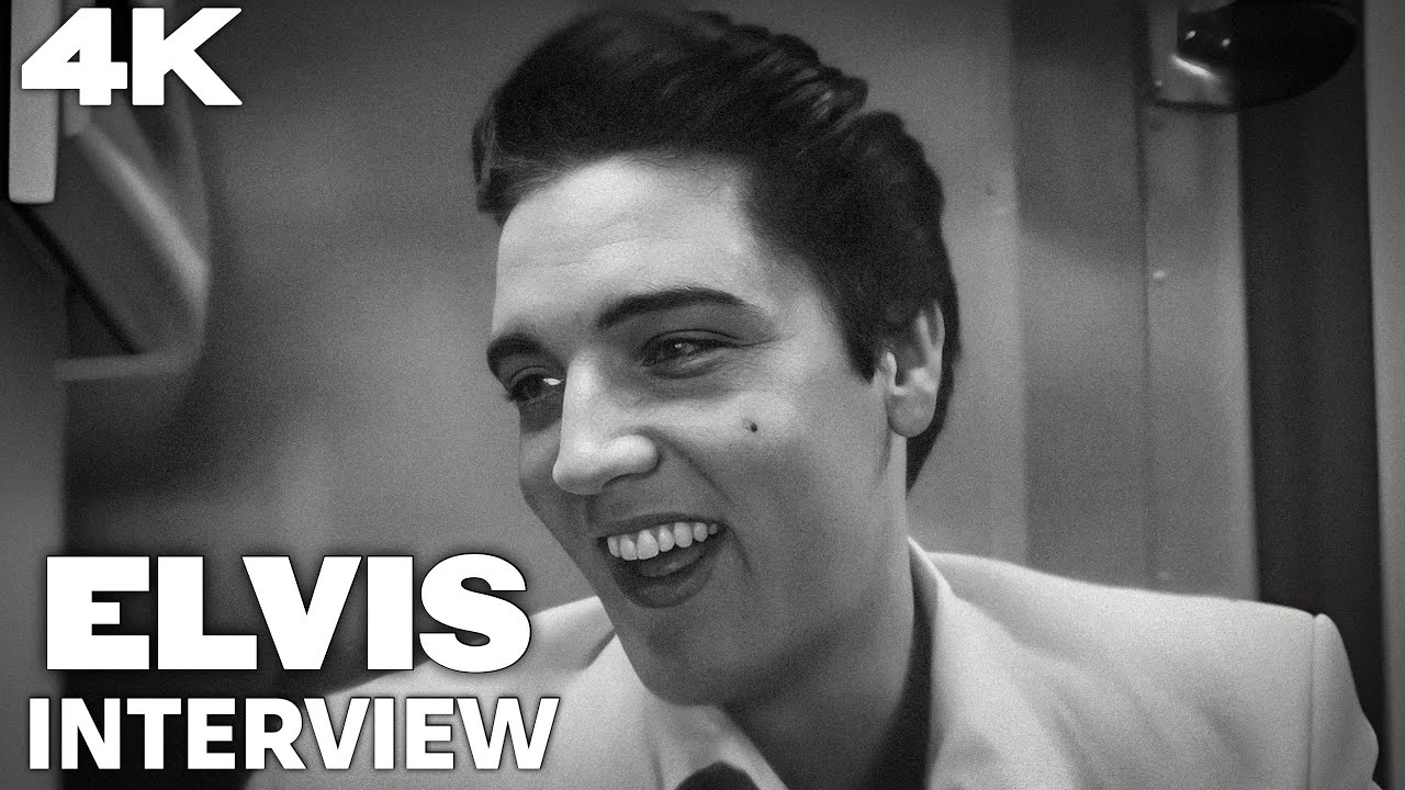 [4K] Elvis Presley Rare Interview | January 11, 1958 Fort Worth, Texas ...