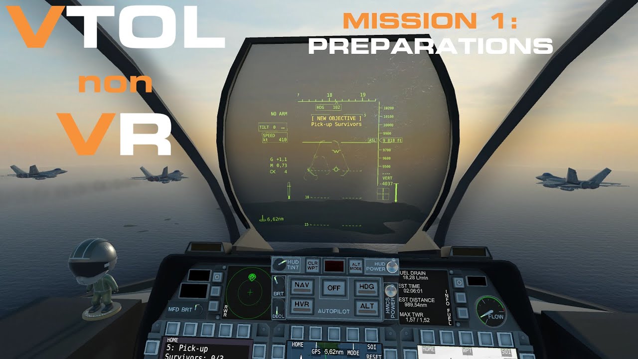 VTOL (non) VR • Mission 1: Preparations - YouTube