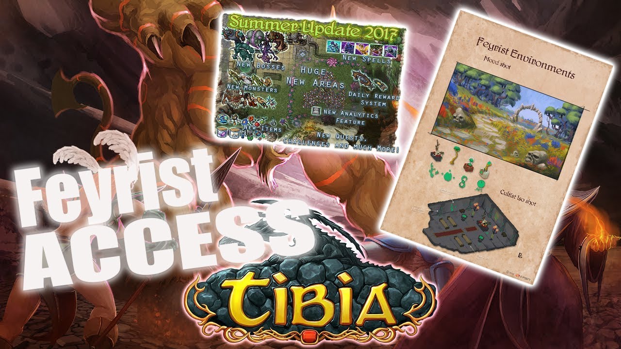 Feyrist Dostęp Nowa Wyspa Tibia - YouTube