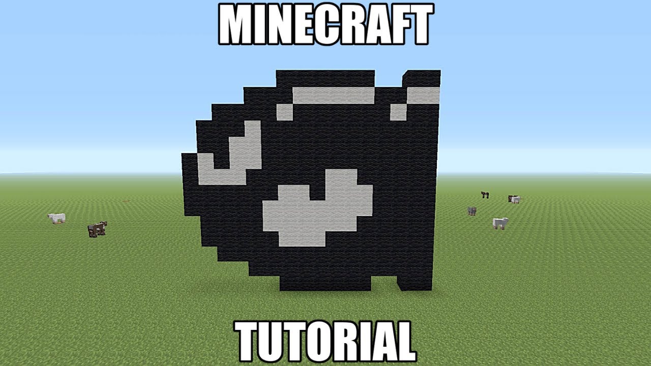 Minecraft Pixel Art Tutorial - Bullet Bill - YouTube
