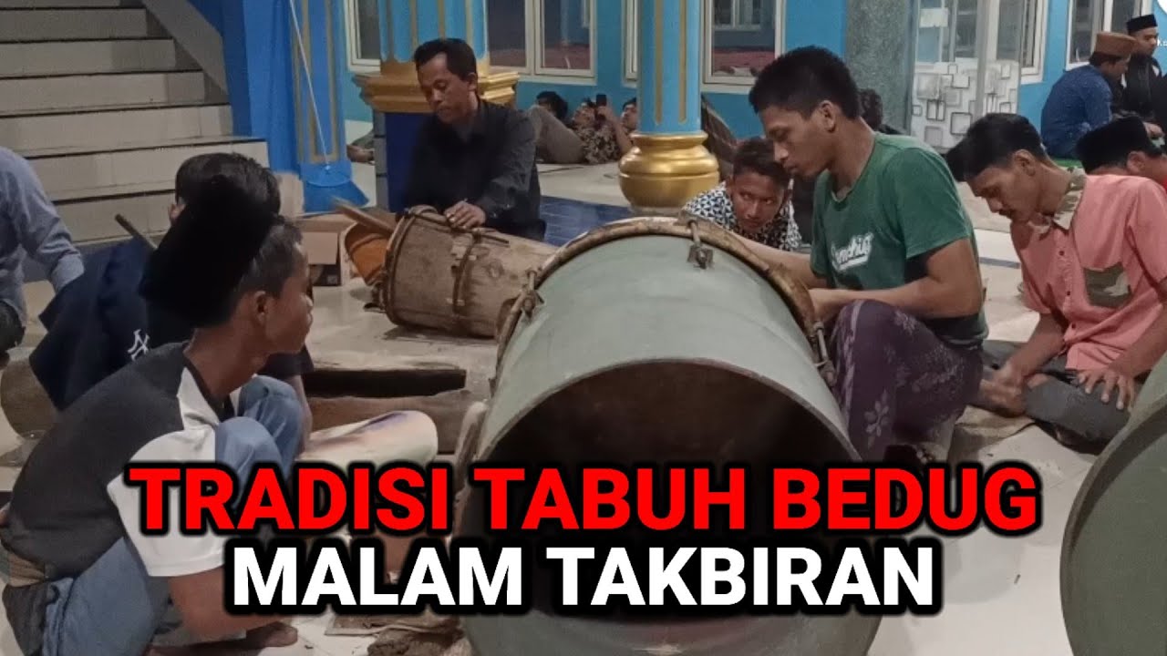 UNIKNYA TRADISI TABUH BEDUG TAKBIRAN - YouTube