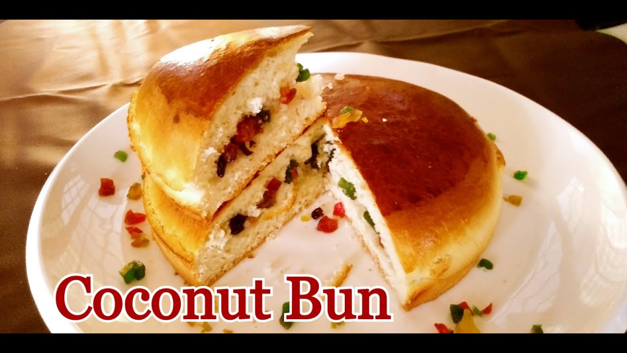 തേങ്ങാ ബൺ/Bakery style Coconut Bun /Dilkush recipe / CoconutBun - YouTube