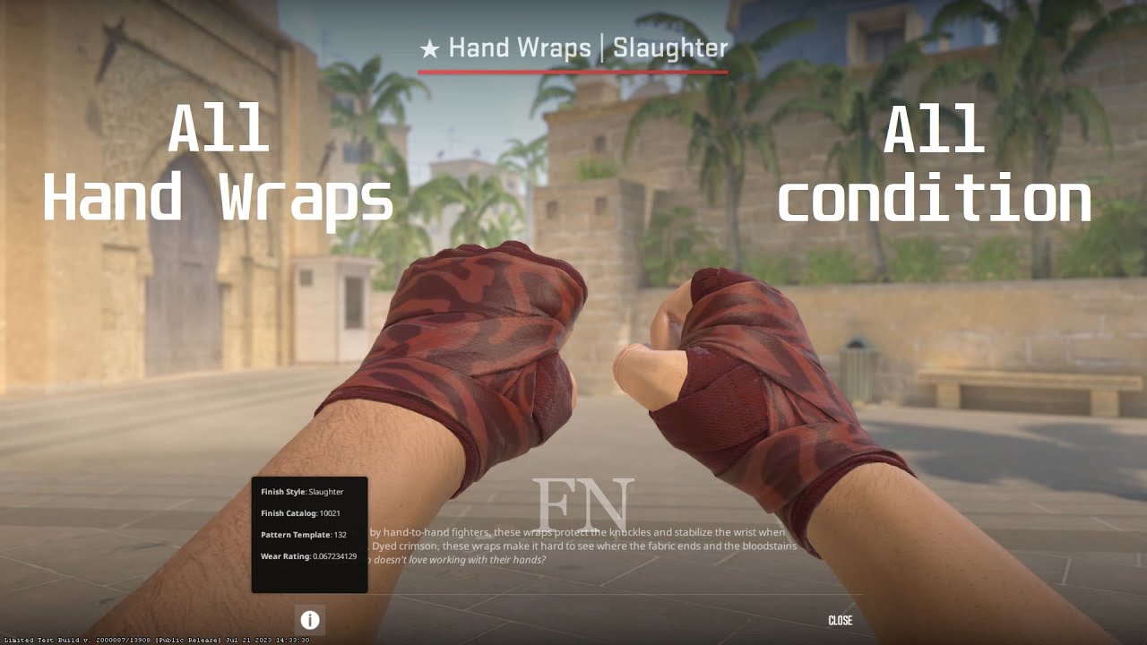 CS2: all Hand Wraps/all condition - YouTube