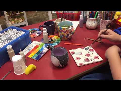 PIYP Moon Mug - Pottery Painting Techniques