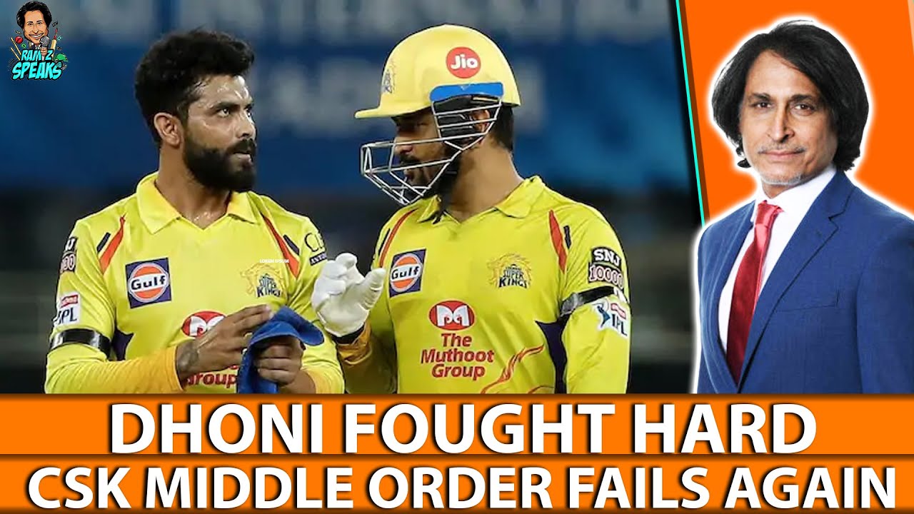 Garg comes good | Dhoni fought hard | CSK middle order fails again ...