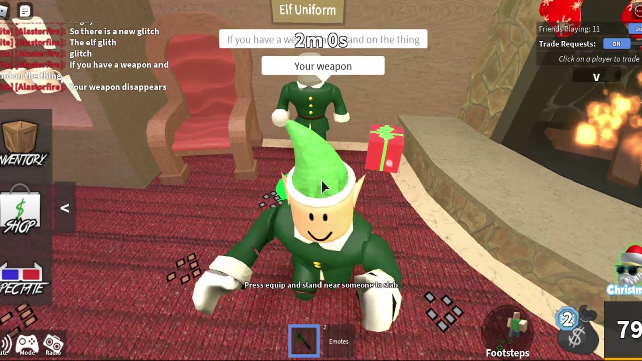 Disappearing Weapon Elf Glitch 2020 (MM2) - YouTube