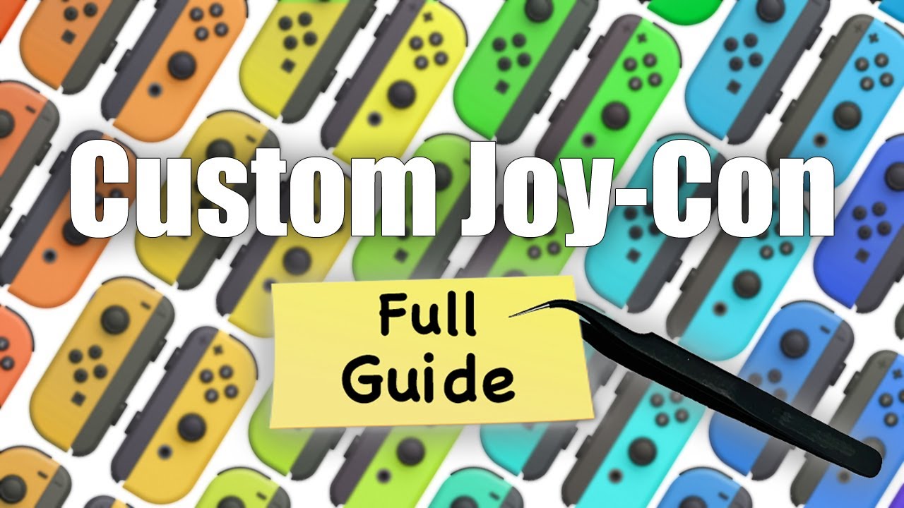 How to Customize Your Joy-Con's | Shell swap, Lights, & Wrist Strap ...
