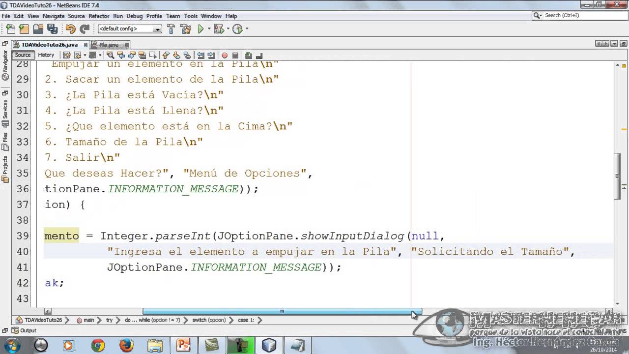 26 - Pilas, Implementación con Memoria Estática (EDDJava) - YouTube
