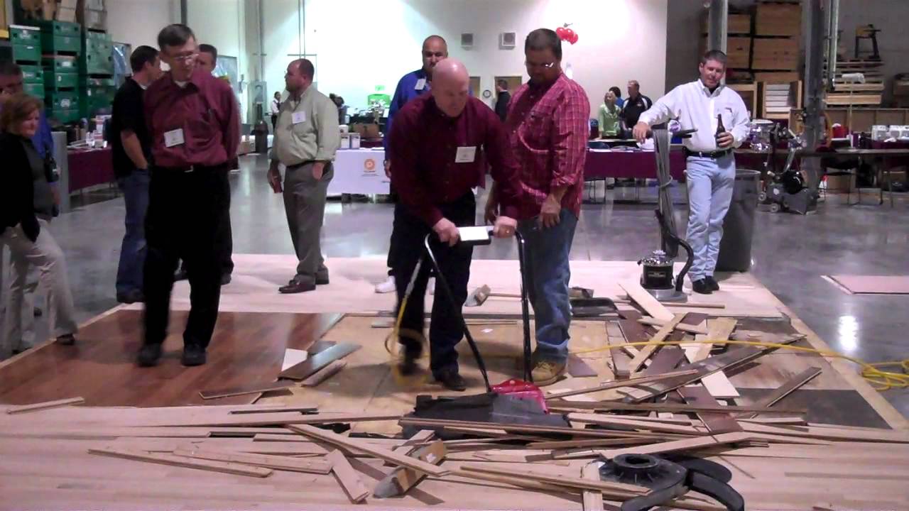 Hardwood Hog demo - YouTube