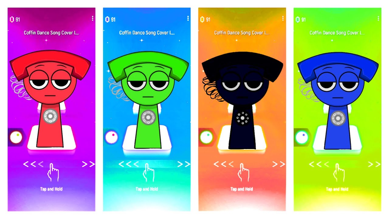 Sprunki red 🆚 Sprunki green 🆚 Sprunki black 🆚 Sprunki sky 💫who is best ...
