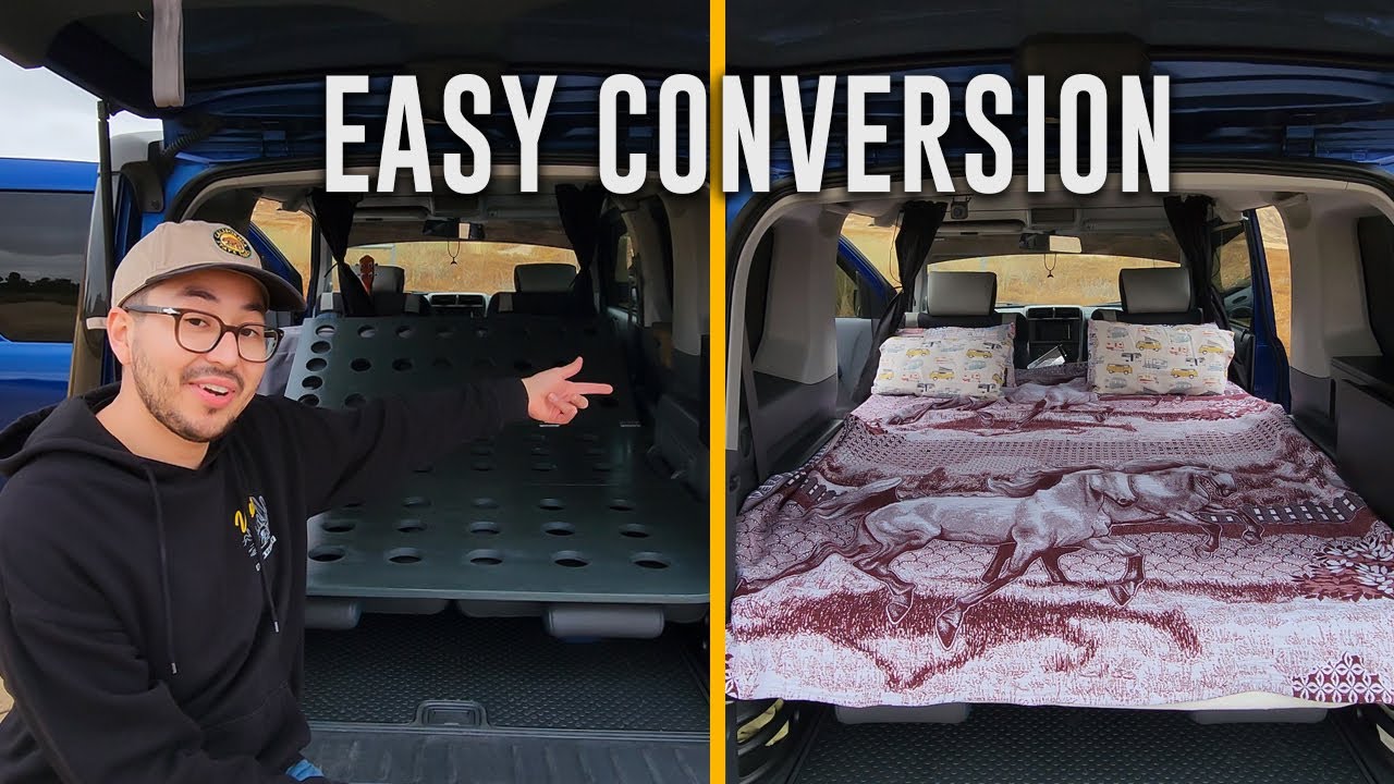Honda Element Platform | Instant Bed Mode for 2 - YouTube