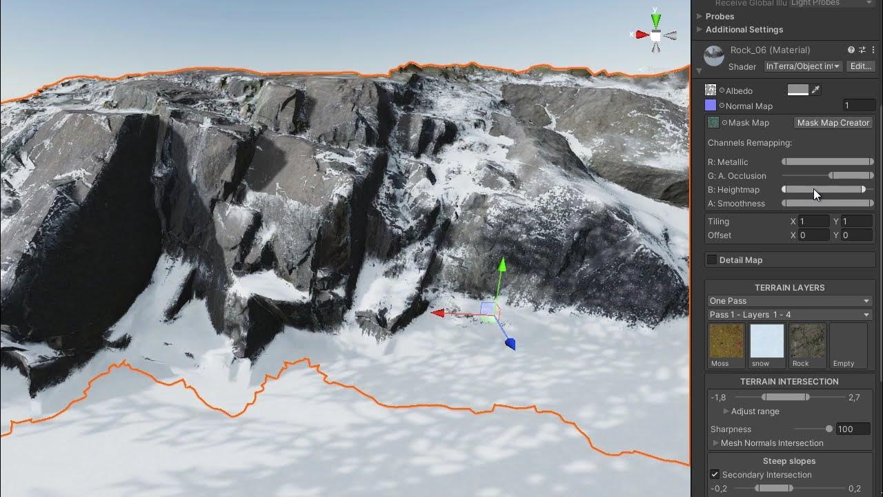 InTerra ~ Objects into Terrain Integration (Advanced Object-Terrain Blending) ~ Unity Asset ...