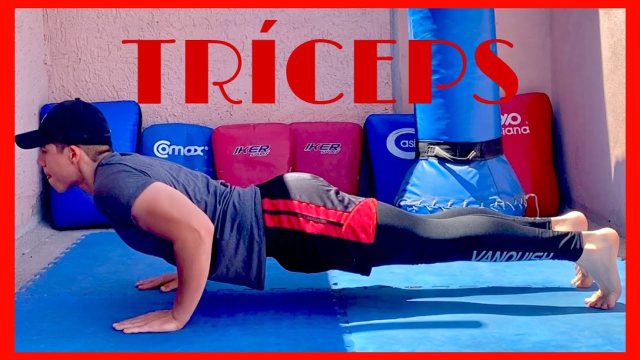 3 EJERCICIOS PARA PECHO Y TRICEPS | ACONDICIONAMIENTO FISICO - YouTube