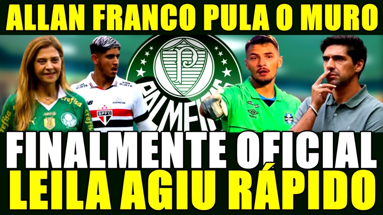 AGORA É OFICIAL!! FINALMENTE GOLEIRO | ALLAN FRANCO A CAMINHO DO ...