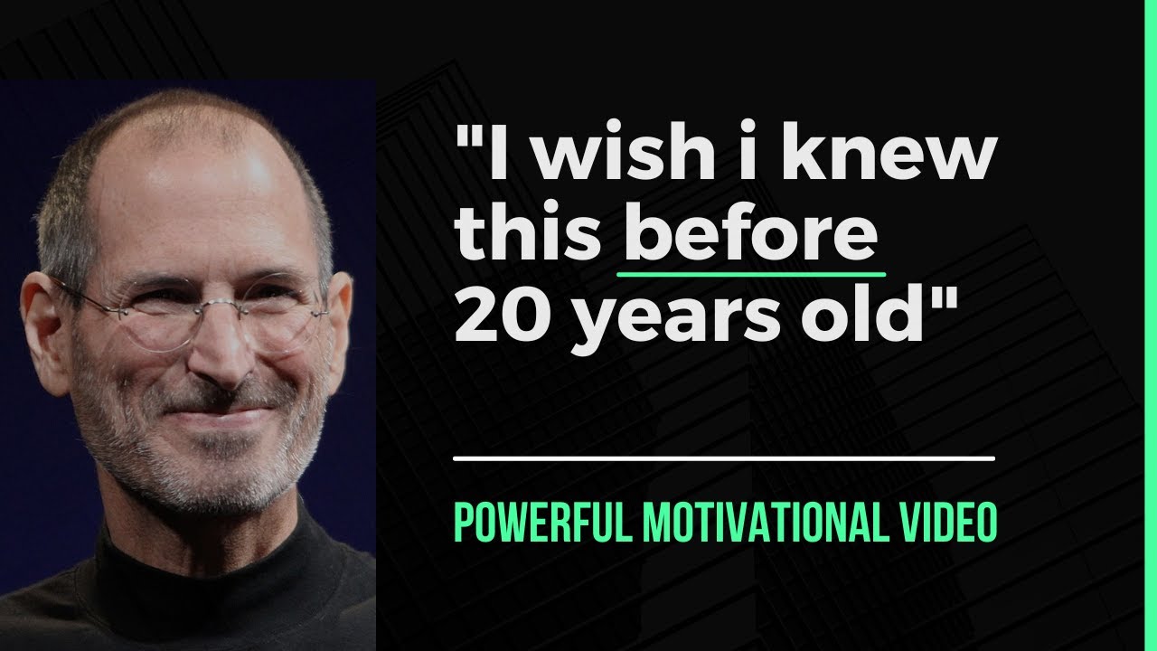 Steve Jobs | Best Motivational Speech Ever.. - YouTube