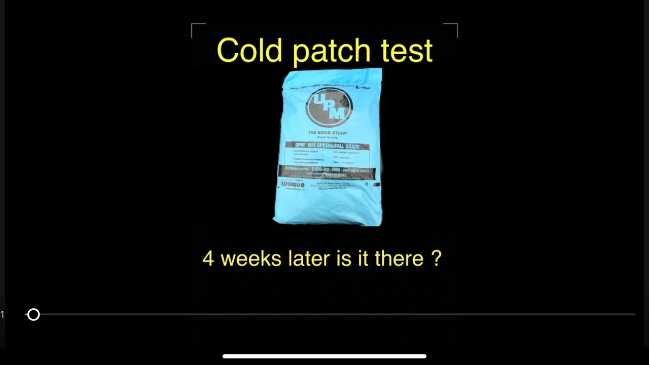 Cold Patch Blacktop Review – Does It Really Last? | Mr. Blacktop 4-Week ...
