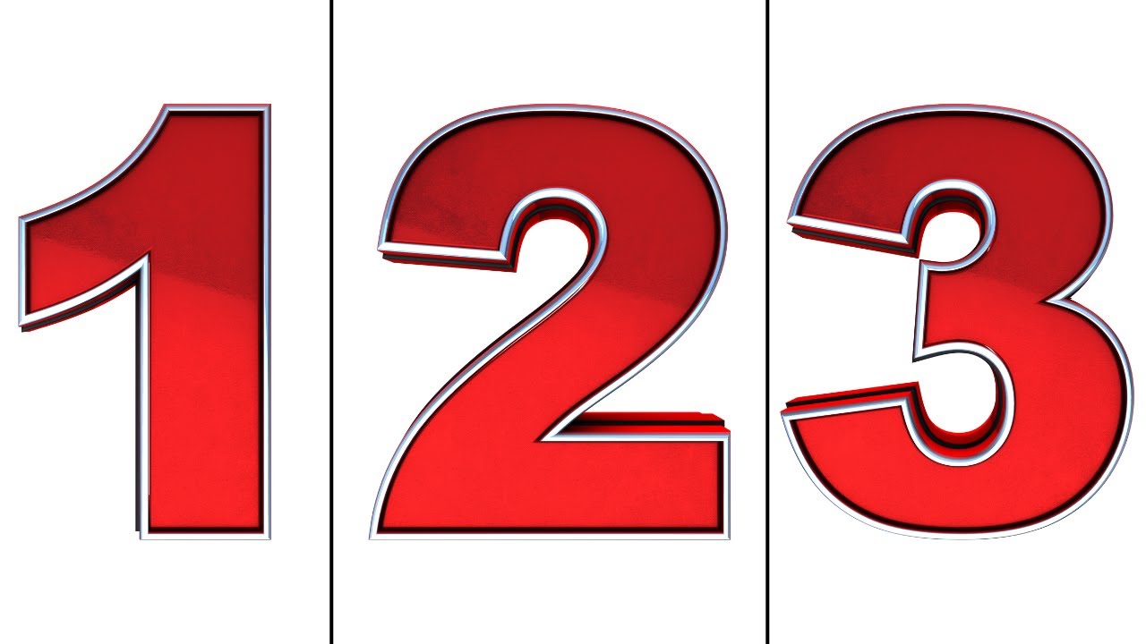 1,2,3 Counting With Spelling | Learn For Kids Numbers Songs | # ...