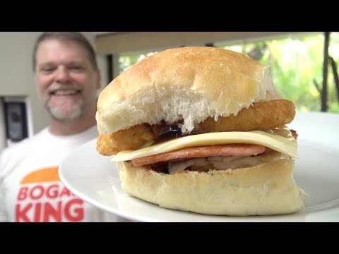 Hungry Jacks BBQ Brekky Burger Copycat... Almost - YouTube