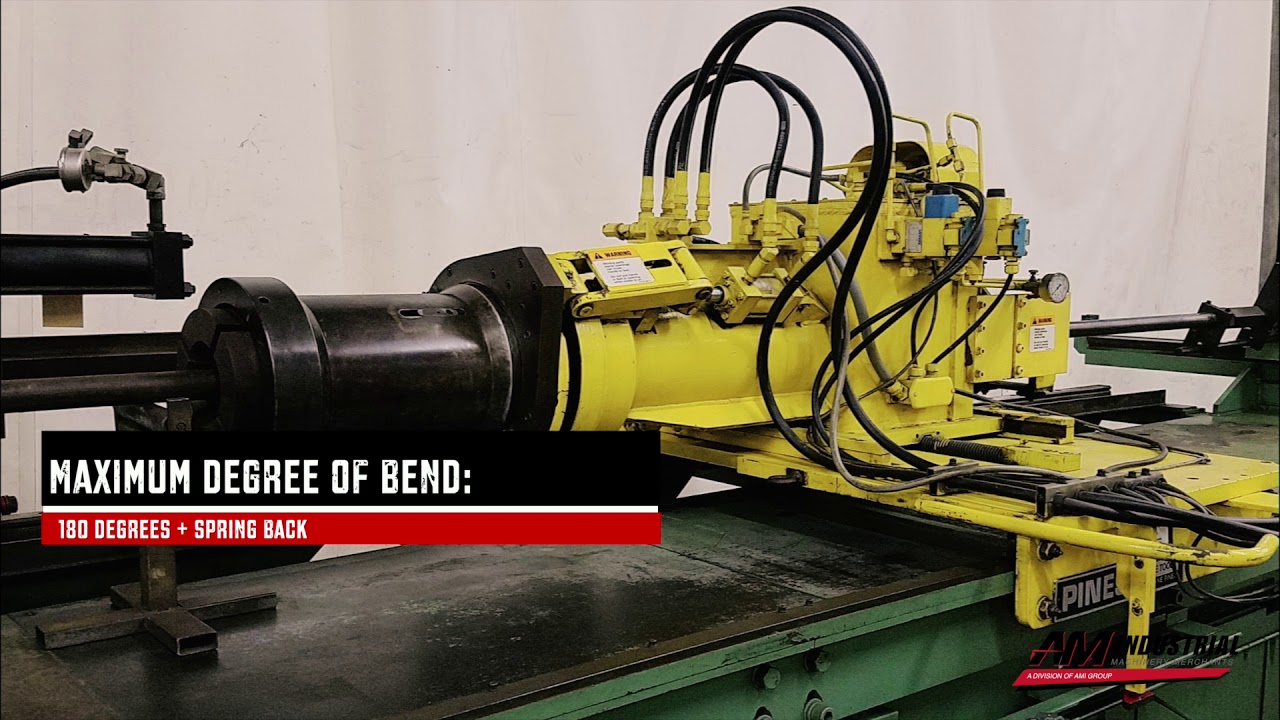 Pines #4 Horizontal Mandrel Tube & Pipe Bending Machine - YouTube