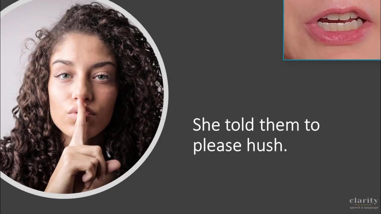 Practice the Final SH Speech Sound in Sentences -- SLP Articulation ...