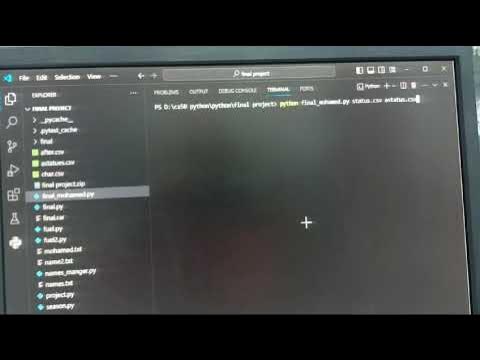 final project of CS50P 18/3/2024 - YouTube