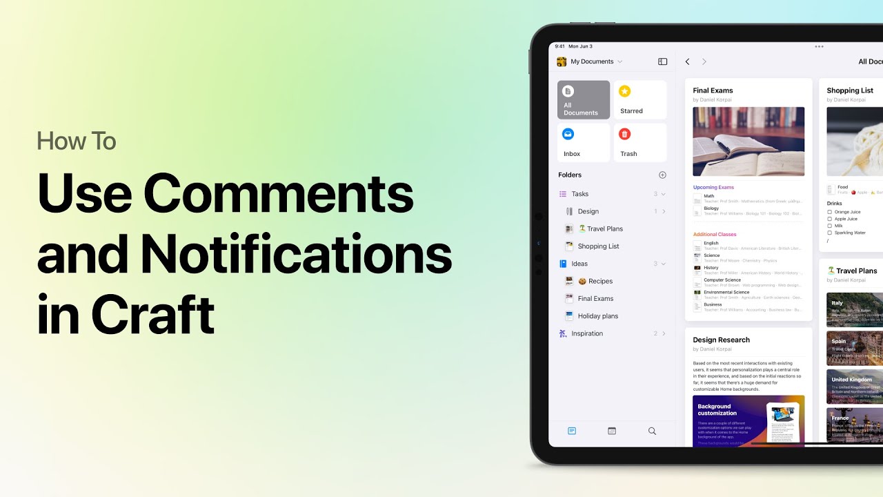 How to use Comments and notifications in Craft - YouTube