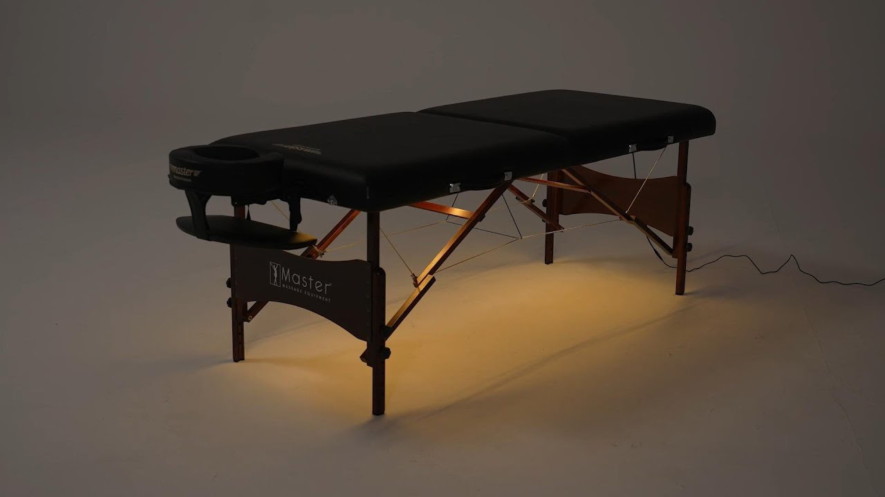 Master Massage LED Dimmbare Ambiente Beleuchtung für Massageliege - YouTube