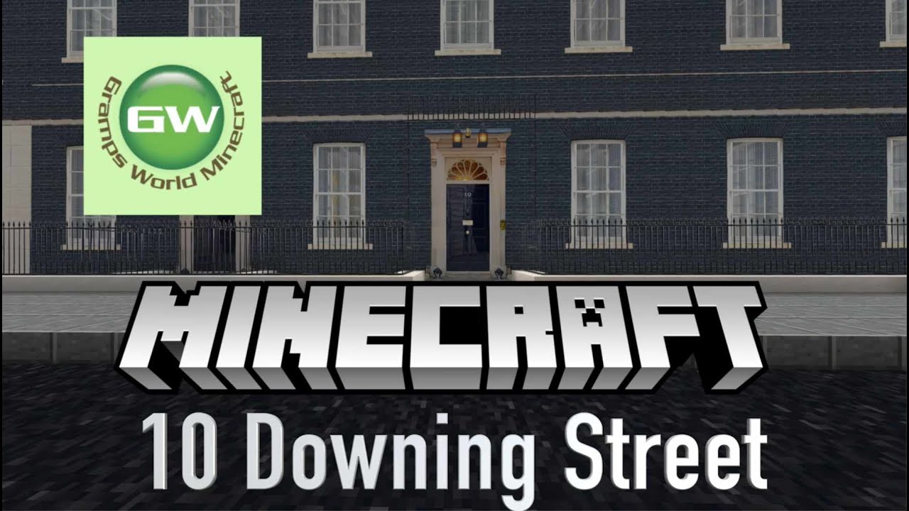 10 Downing Street Built by Gramps in Mine Craft - YouTube