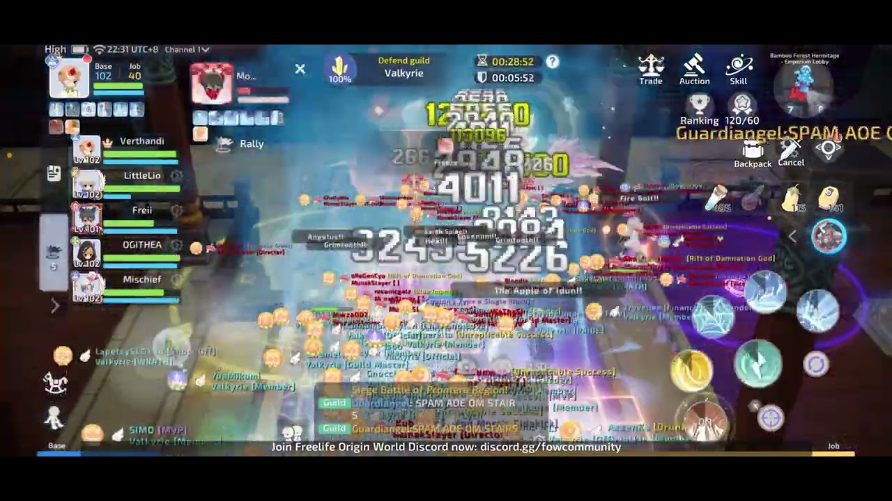 Ragnarok Origin - War Of Emperium Valk vs Munak - Professor POV - YouTube