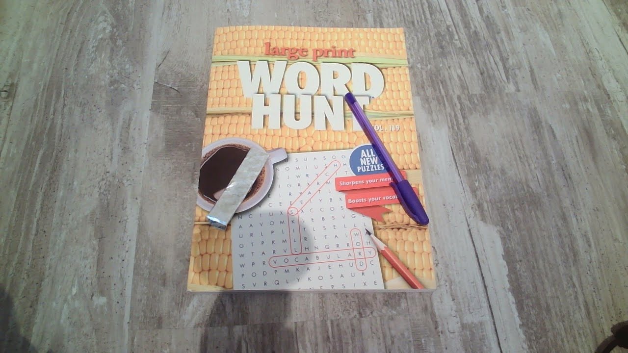 ASMR Gum Chewing Word Search - YouTube