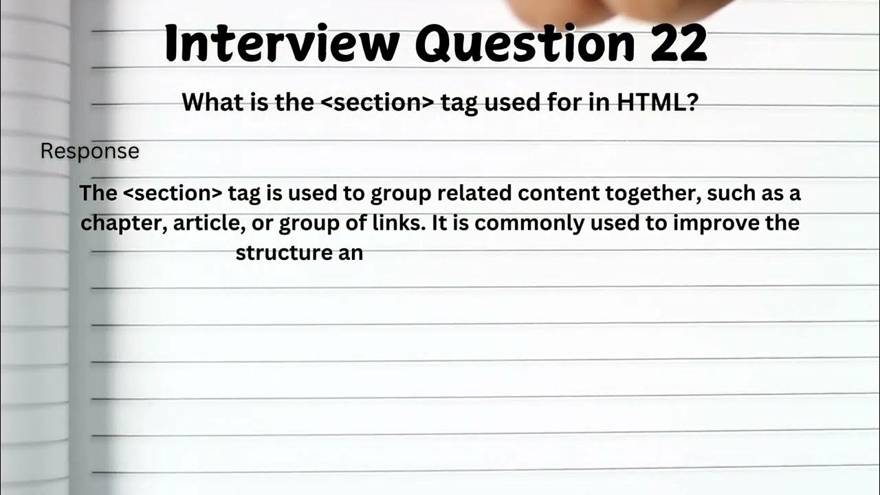 TOP 50 HTML Interview Questions & Answers | Freshers & Experienced ...