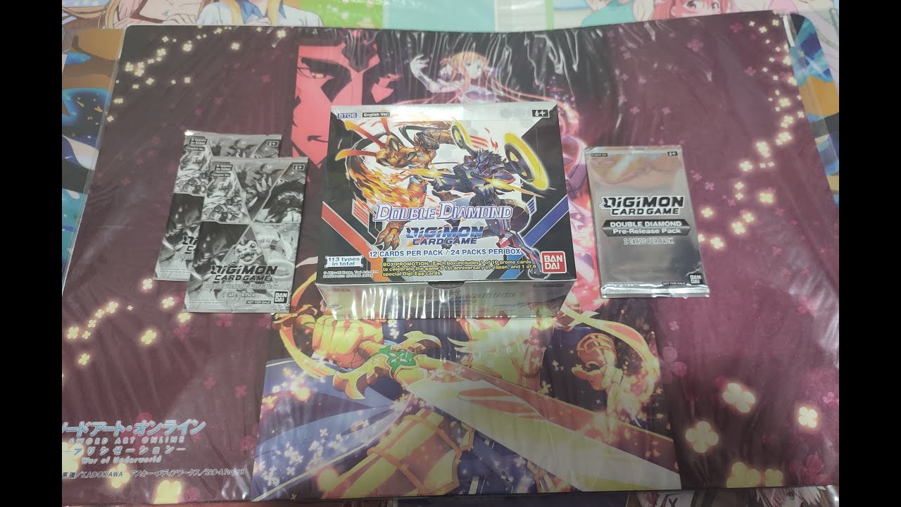 Box Opening - Digimon Card Game - BT6 Double Diamond Booster Box - YouTube