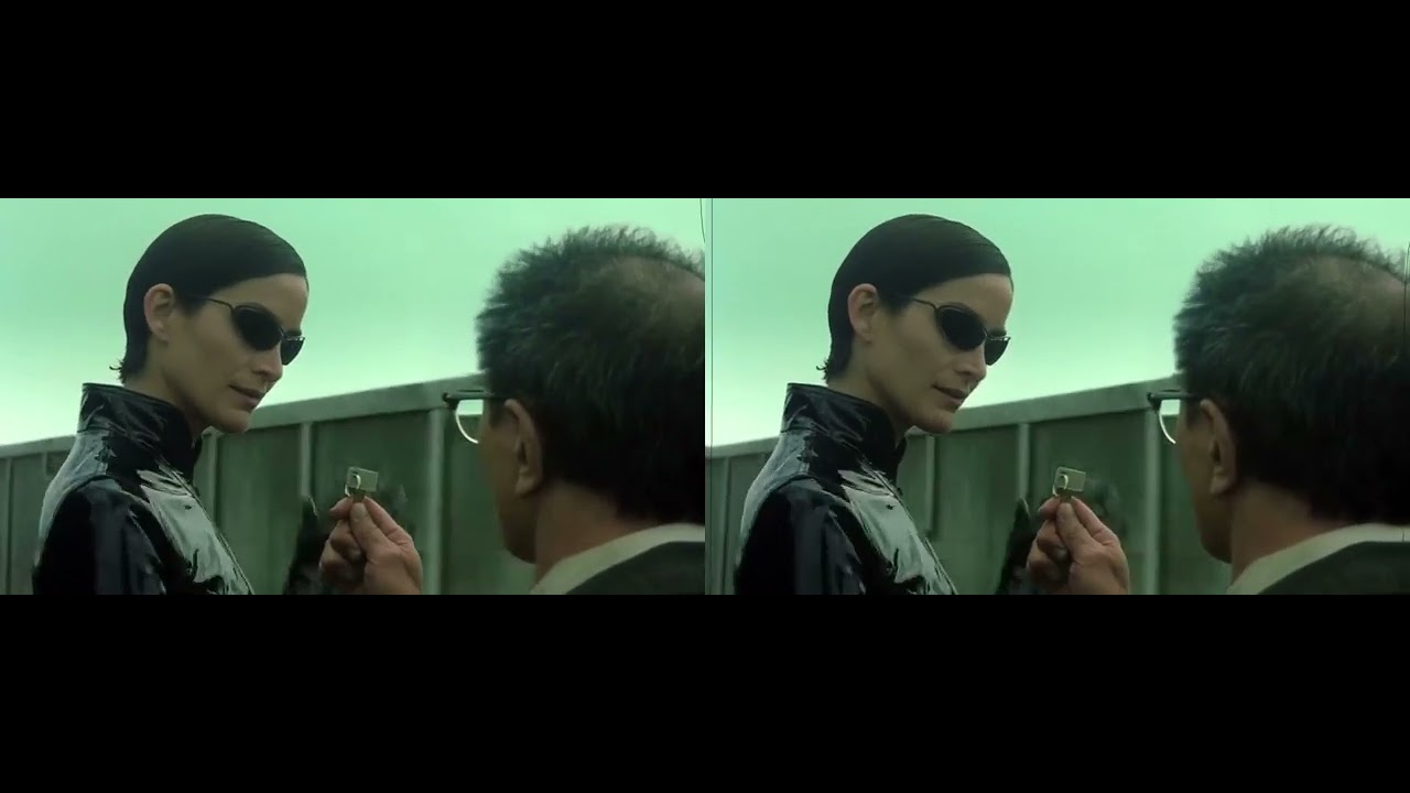3D Clip - The Matrix Reloaded - Trinity Highway Chase - YouTube