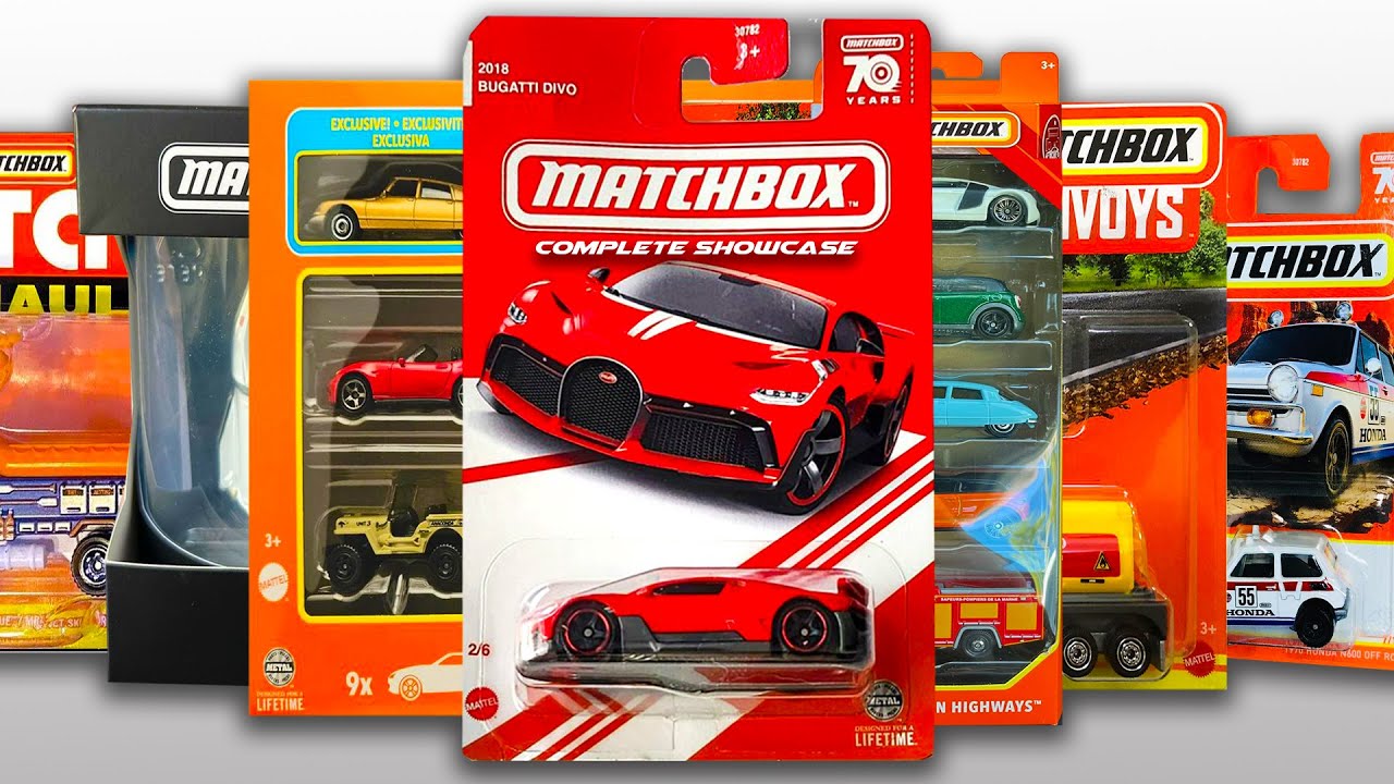 Showcase - Matchbox New Basics, 9 Pack Sets, 5 Pack Sets, Moving Parts ...
