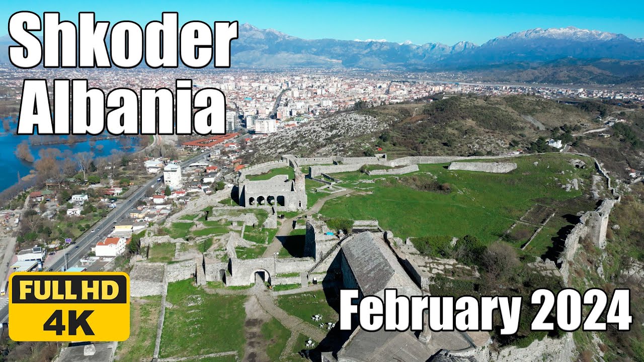 【4K】𝐖𝐀𝐋𝐊 Shkoder, Albania winter 2024 - YouTube