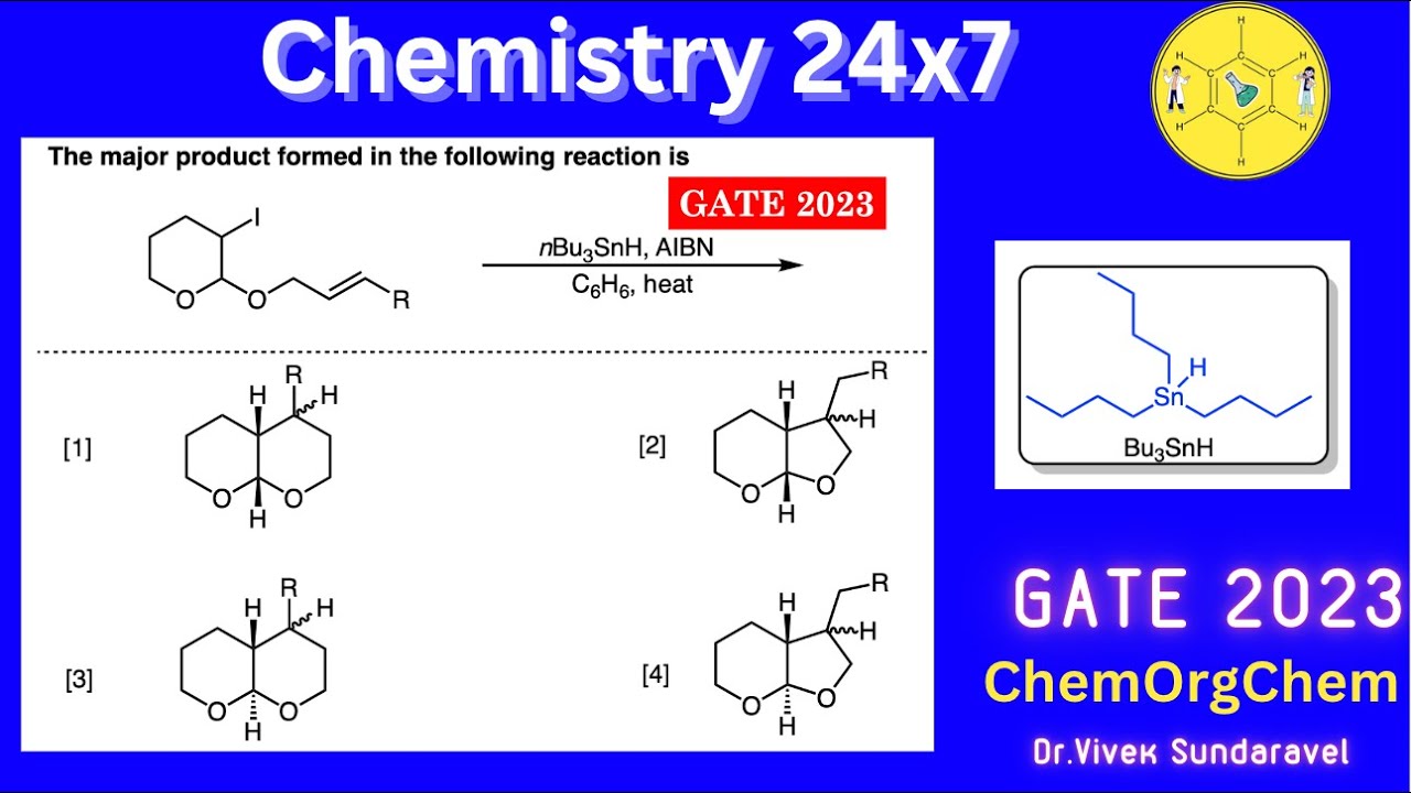 Tributyltin hydride|Bu3SnH|Radical Cyclization|Selectivity| Problem ...