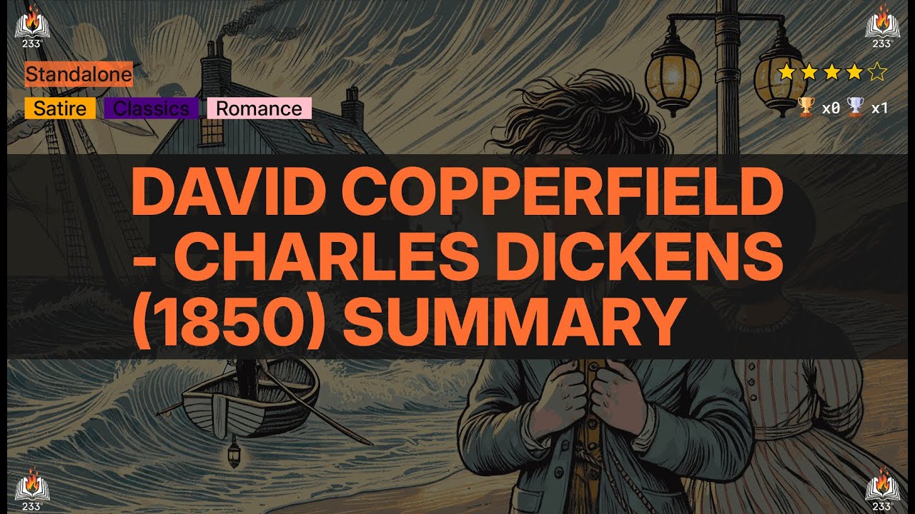 David Copperfield - Charles Dickens (1850) Summary - YouTube
