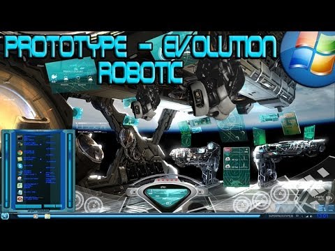 El Mejor Tema Futurista Para Windows 7 Prototype Evolution Robotic ...