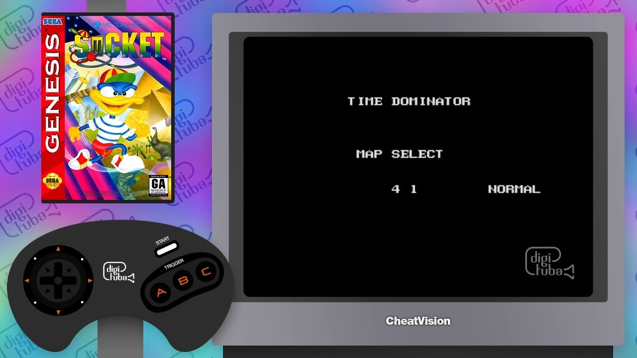 Cheat for Socket on the Sega Genesis / Mega Drive - YouTube