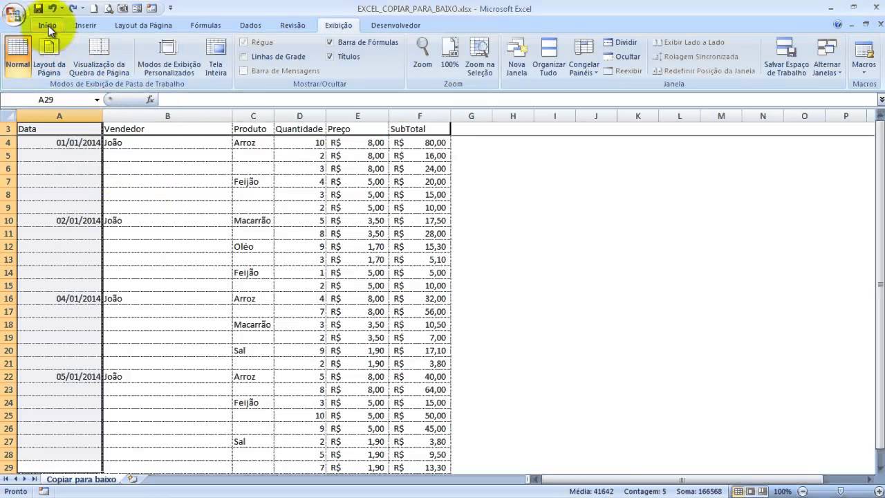 Dicas do Excel - Preencher células automáticamente - YouTube