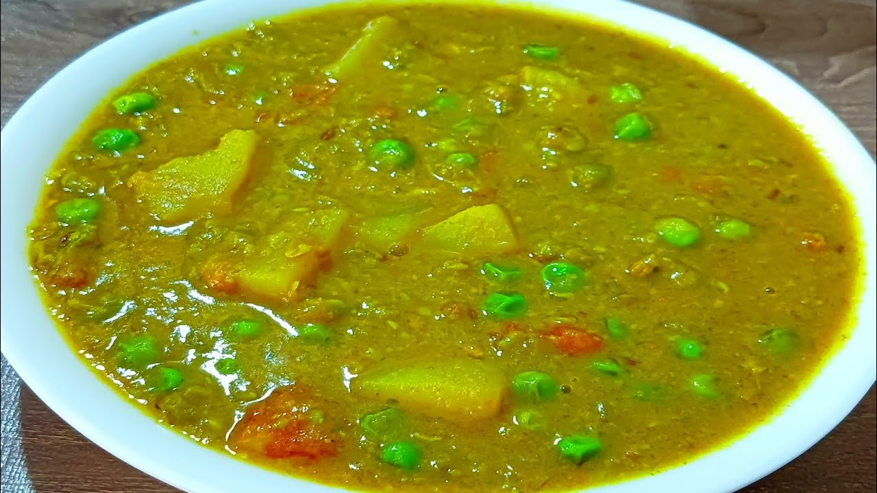 Hare Matar ka Nimona Recipe | Green Peas Nimona Recipe | Spring Peas ...