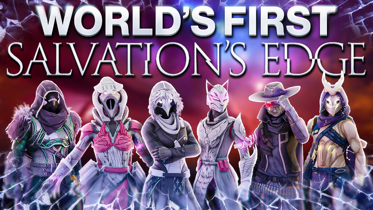 World's First Salvation's Edge Raid - All Encounter Clears [Team ...
