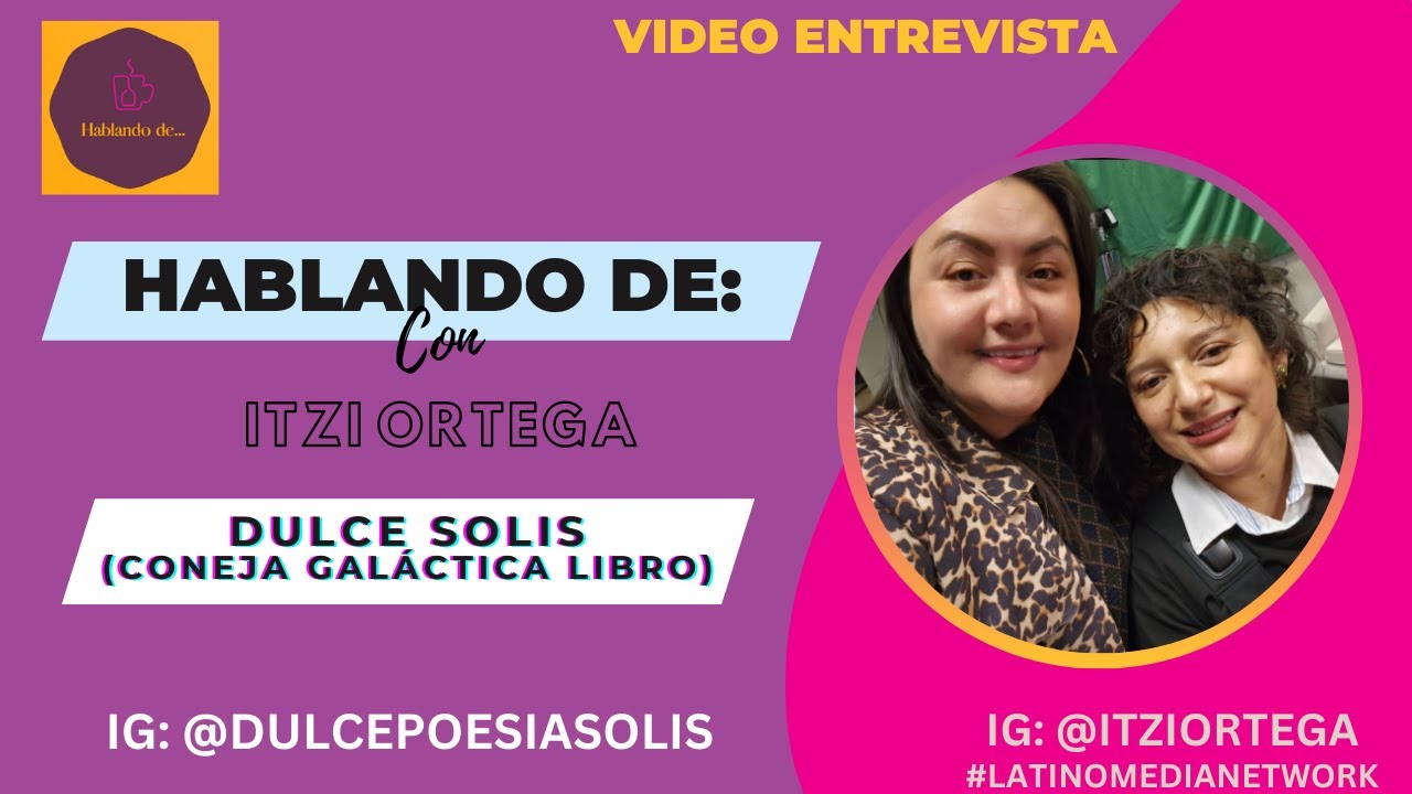 La escritora Dulce Solis nos presenta su Libro ""Coneja Galáctica ...