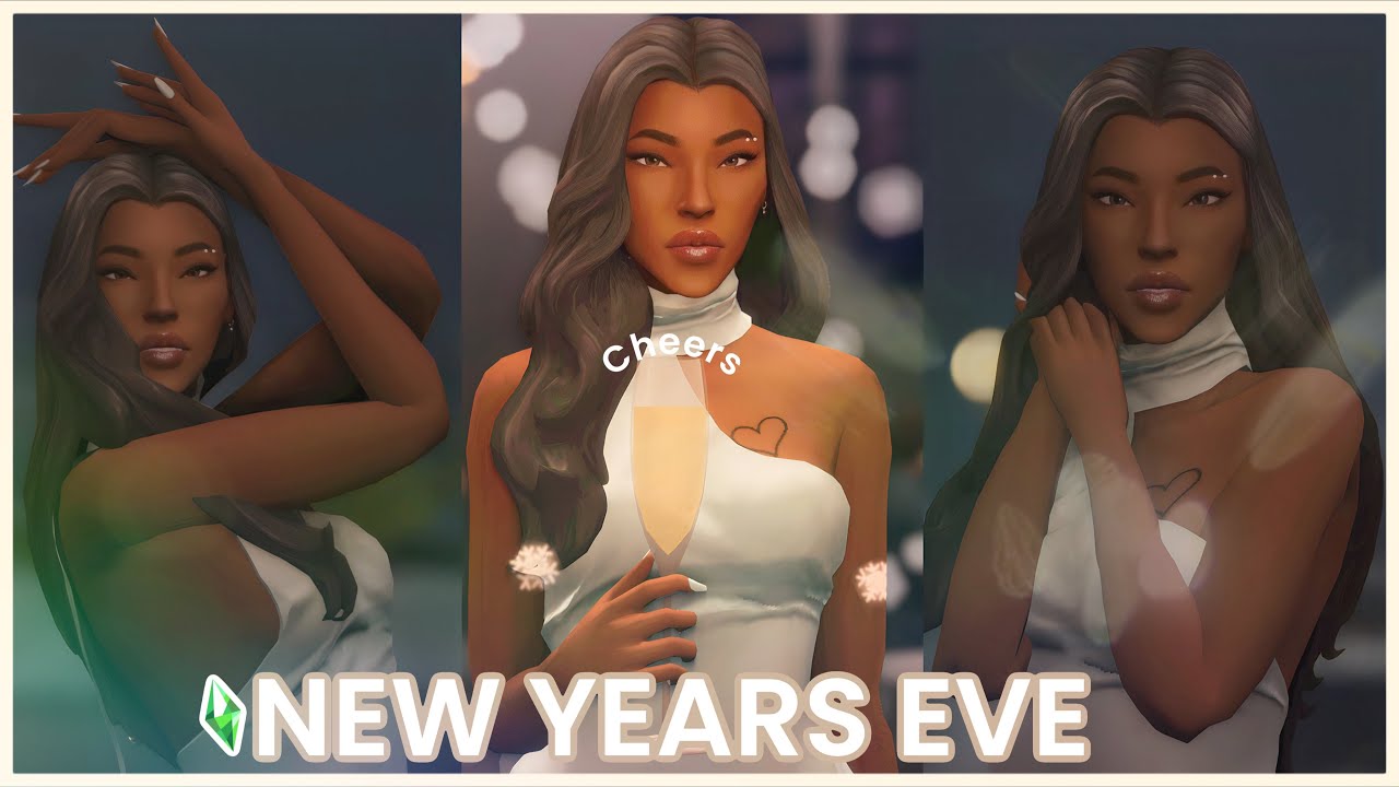 New Years Eve Party || The Sims 4 CAS Collab ft @astroonisims ♥ - YouTube