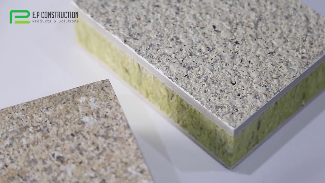 Rockwool Thermal Insulated Sandwich Panel - YouTube