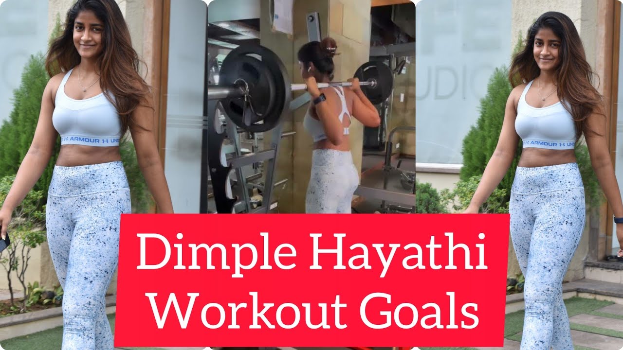 Dimple Hayathi GYM Workout, Weekend fitness goals courtesy # ...