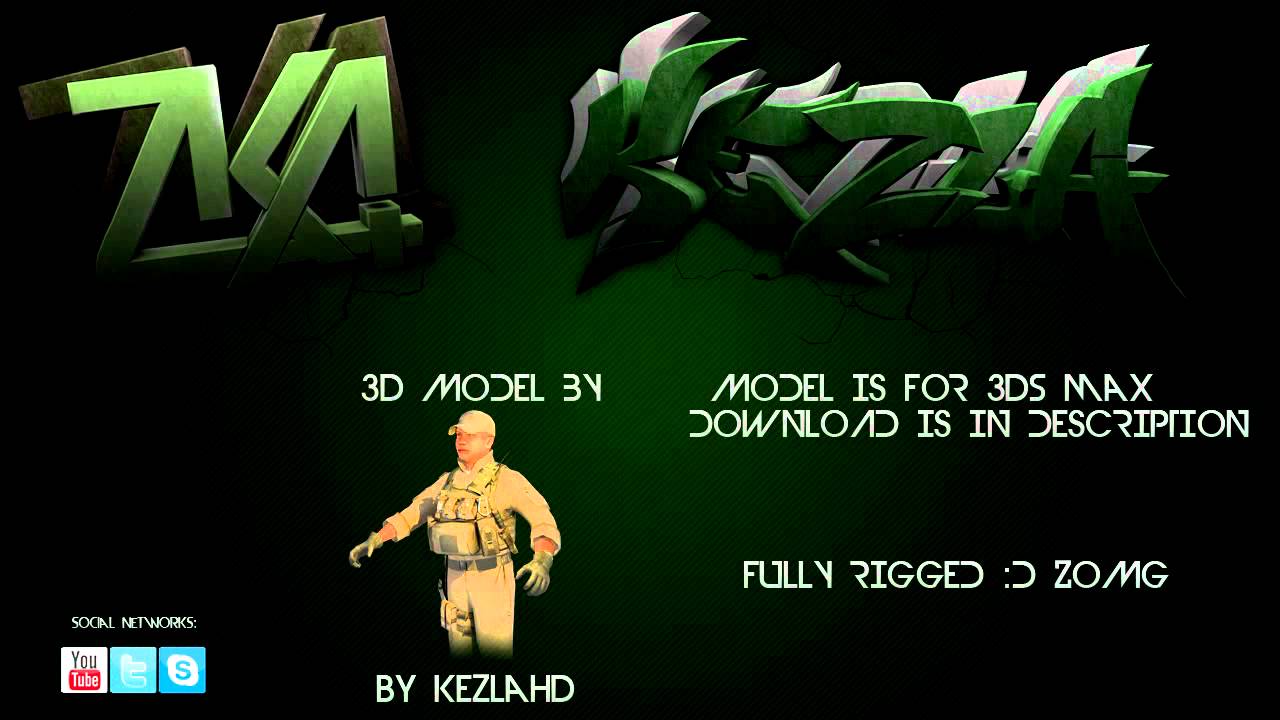 COD4 3D Model - USMC Sniper + Update - YouTube